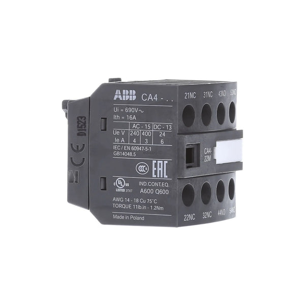 ABB CA4-22M | Auxiliary Contact Block – PLCPARTS SOLUTION